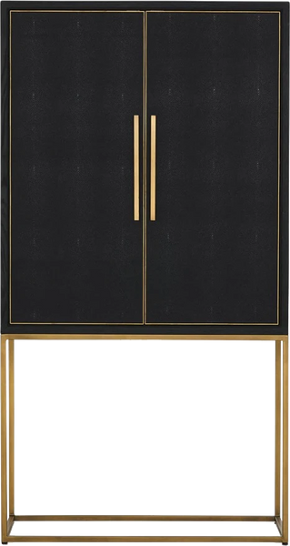 Shagreen bar cabinet store